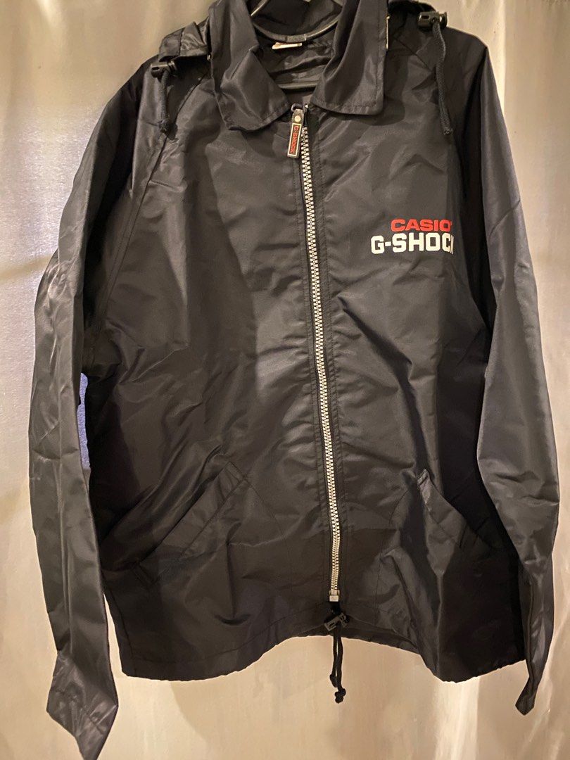 Casio Gshock Nylon Waterproof Jacket with removable Hoodie, Men's ...