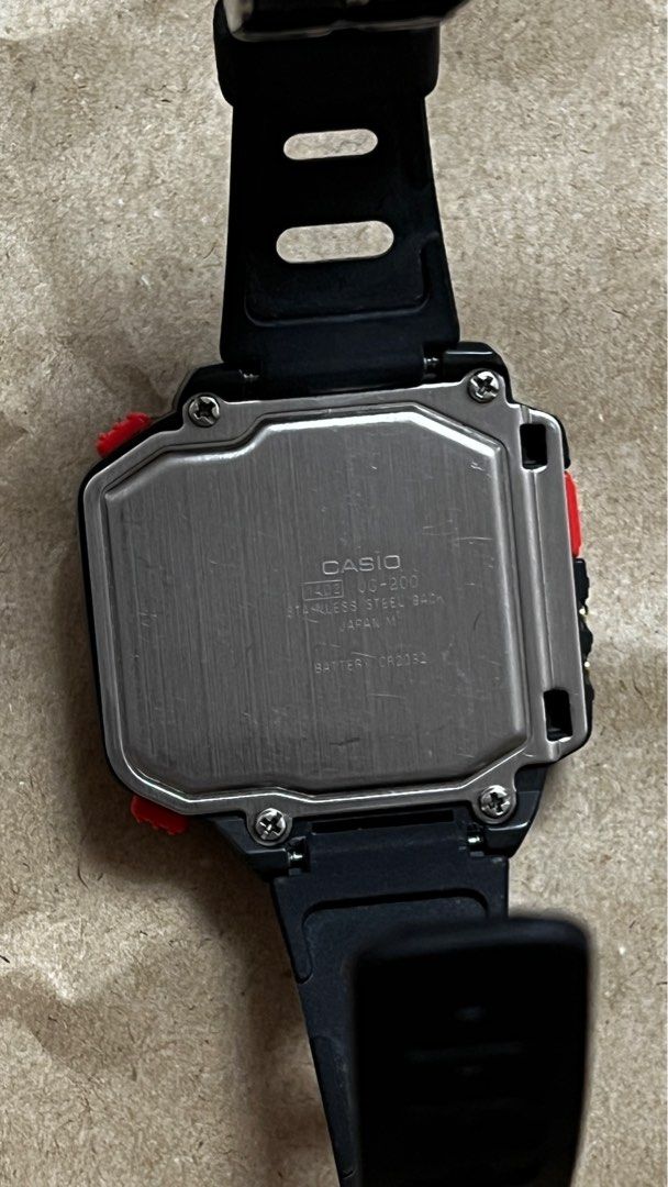 Casio Super Cyber Cross JG-200 Vintage Digital Watch Tested Working, 名牌 ...