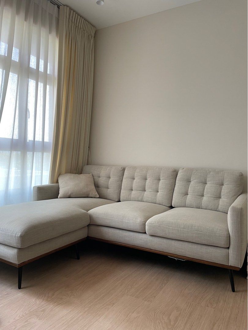 Castlery Isaac Reversible Sectional Sofa, Furniture & Home Living, Furniture, Sofas on Carousell