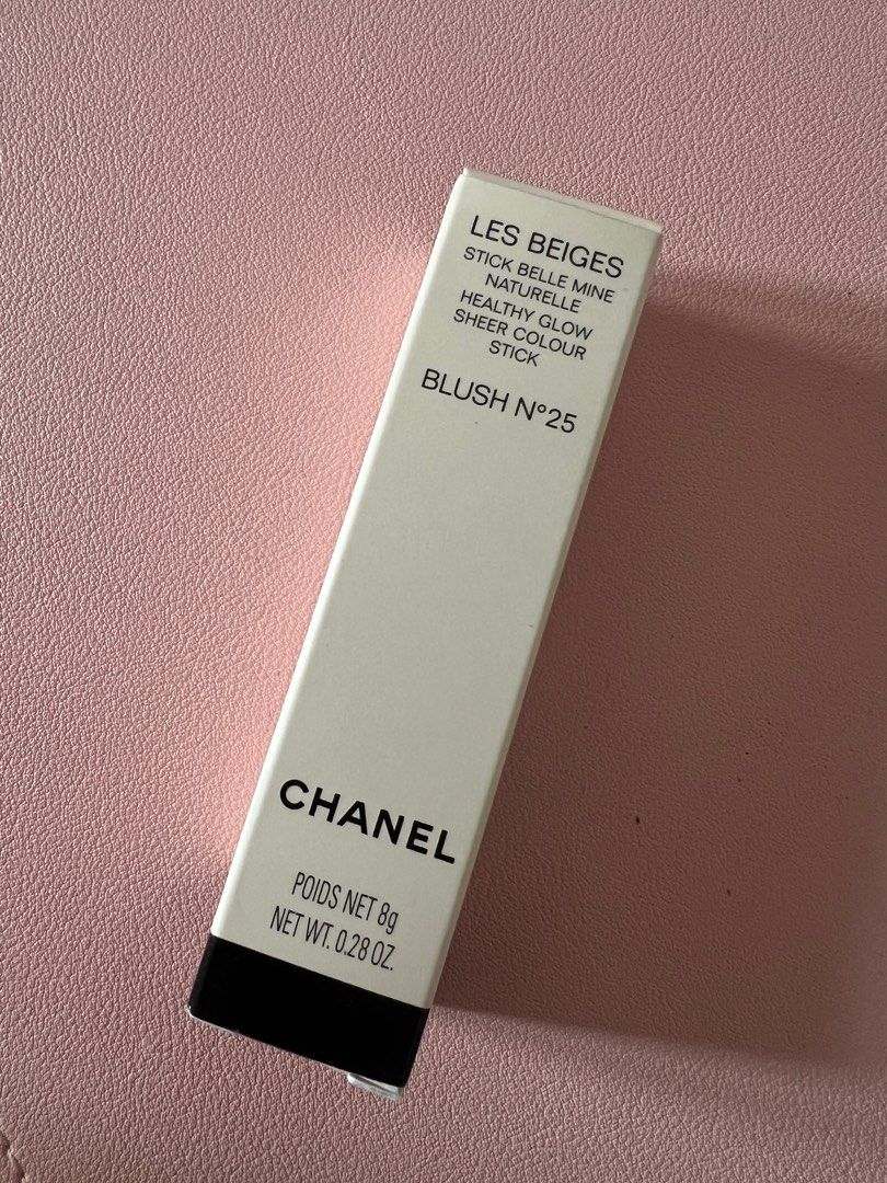 CHANEL N25 Blush Les Beiges Healthy Glow Sheer Colour Stick, Beauty & Personal Care, Face ...