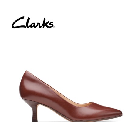 Clarks Violet55 Rae British Tan Lea Womens KENCH0377, Women's Fashion ...