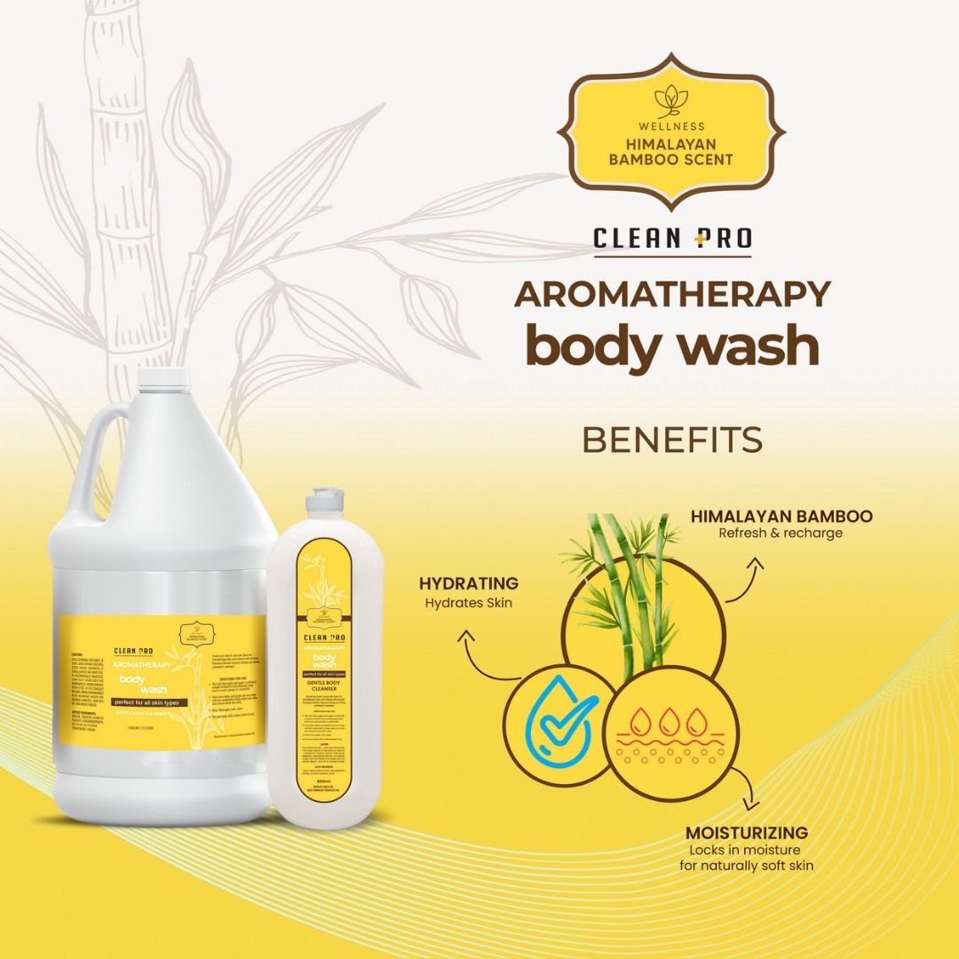 Clean Pro Aromatherapy Body Wash (Himalayan Bamboo Scent), Beauty ...