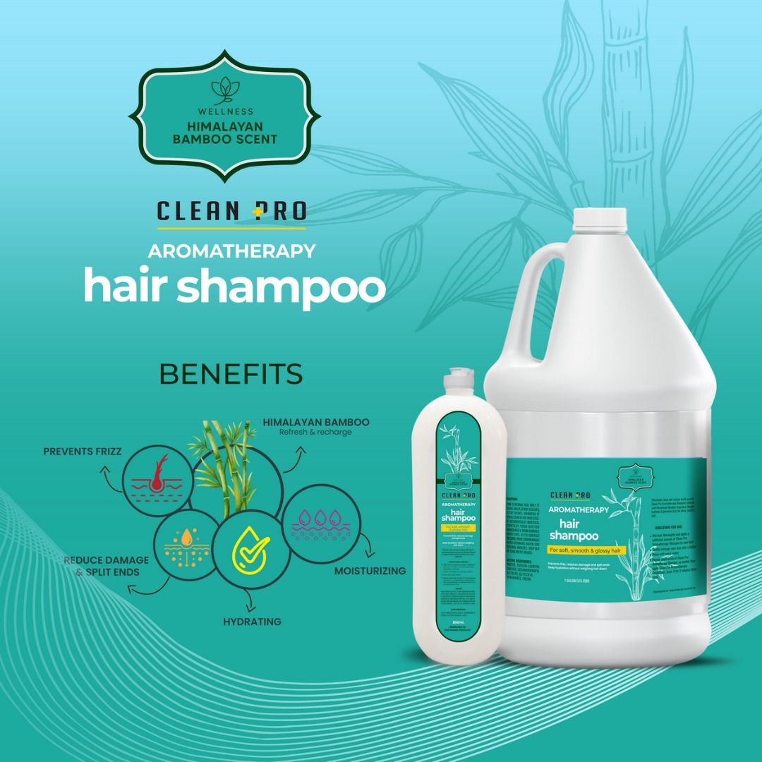 Clean Pro Aromatherapy Hair Shampoo (Himalayan Bamboo Scent), Beauty ...