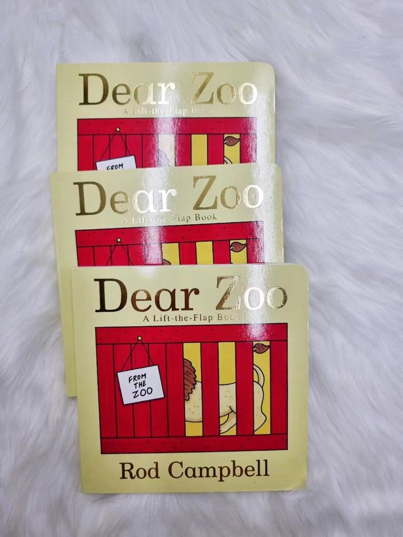 CLEARANCE DEAR ZOO kids story book (flip book), Hobbies & Toys, Books ...