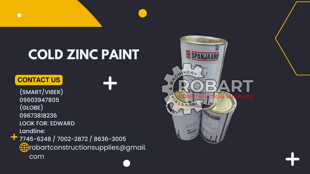 COLD ZINC GALVANIZING PAINT, Commercial & Industrial, Construction ...