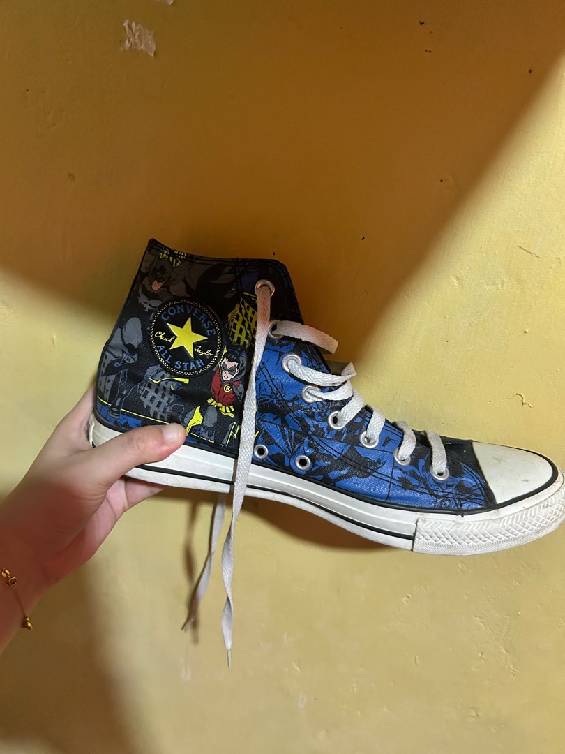 Converse Batman and Robin Hood Edition, Men's Fashion, Footwear, Sneakers on Carousell