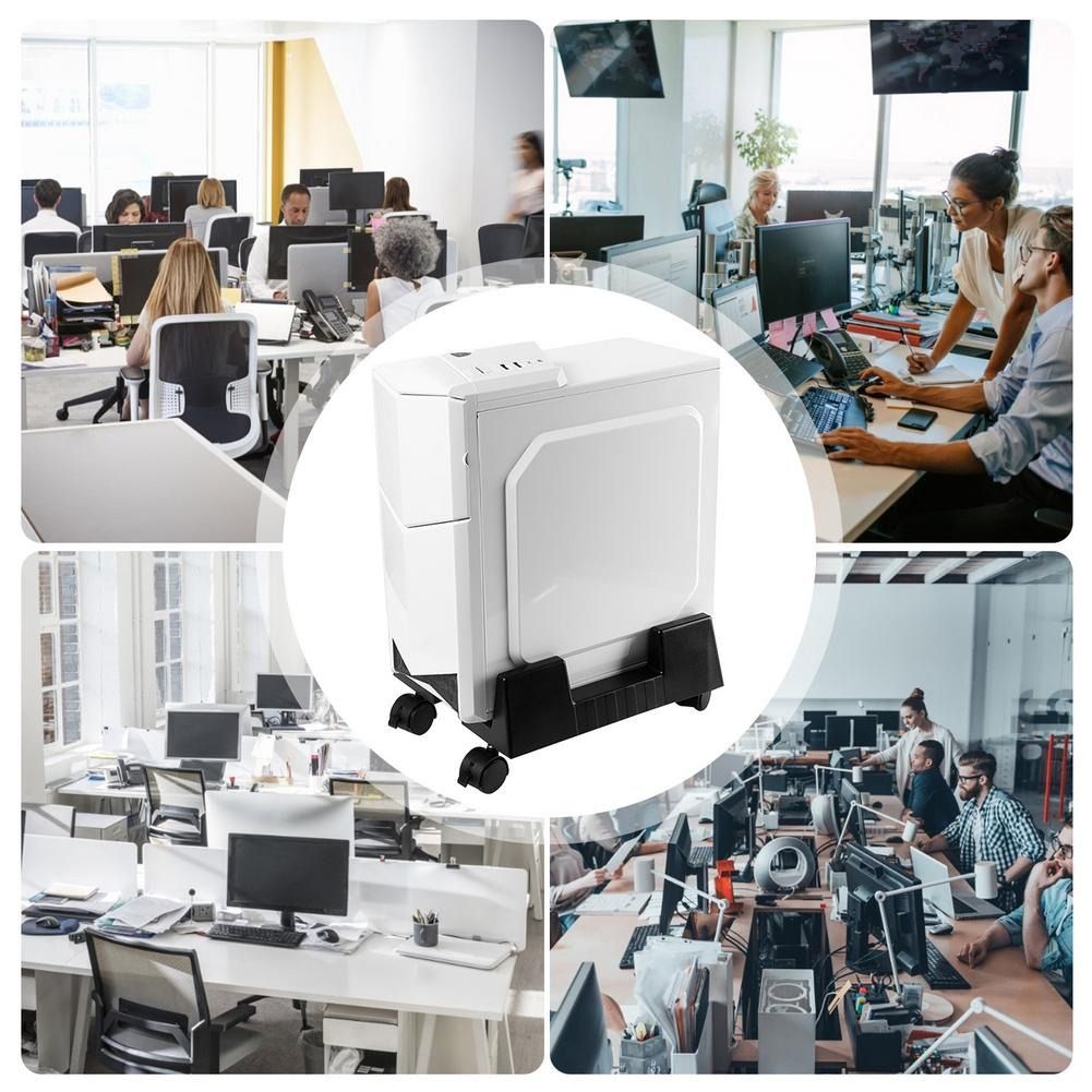 Cpu Stand With Wheels Computer Host Stand Cases Host Bracket Cooling ...