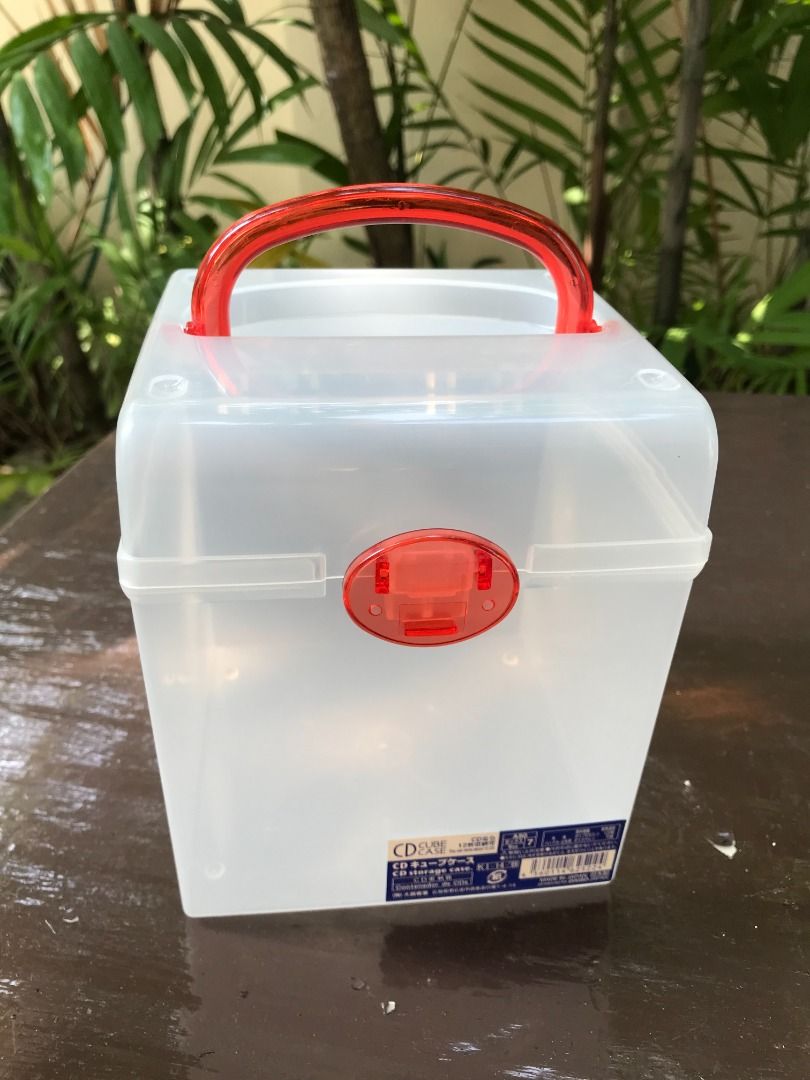 Daiso two storage box with handle. Both for $4. In good condition ...