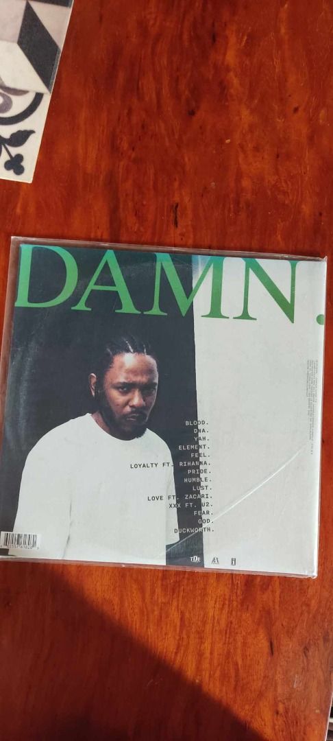 DAMN. - Kendrick Lamar LP, Hobbies & Toys, Music & Media, Vinyls on ...