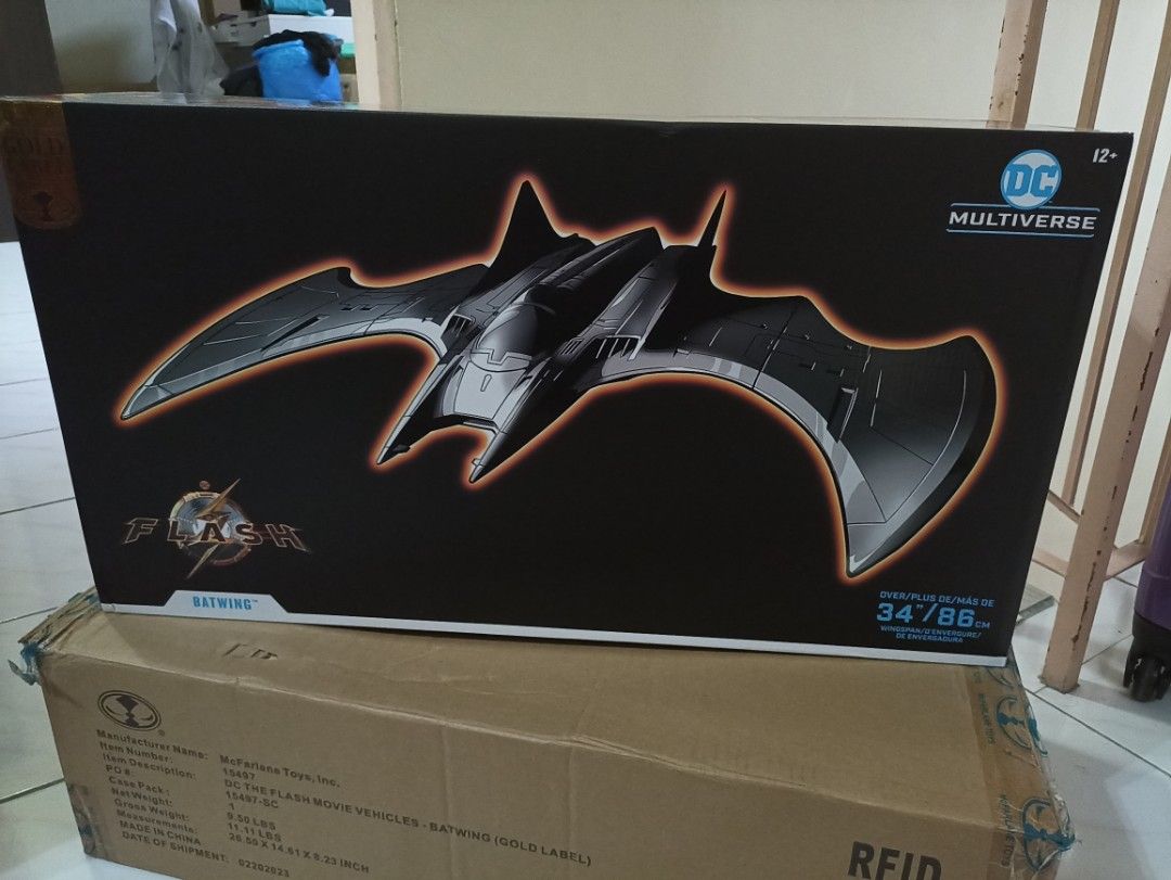 Dc multiverse gold label batman batwing the flash movie, Hobbies & Toys ...