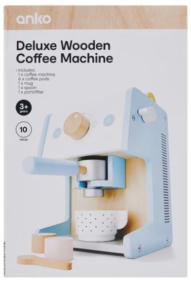 Deluxe Wooden Coffee Machine Play Set, Hobbies & Toys, Toys & Games on ...