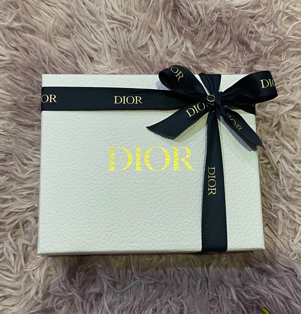 Dior Paper Box with Ribbon, Furniture & Home Living, Home Improvement ...