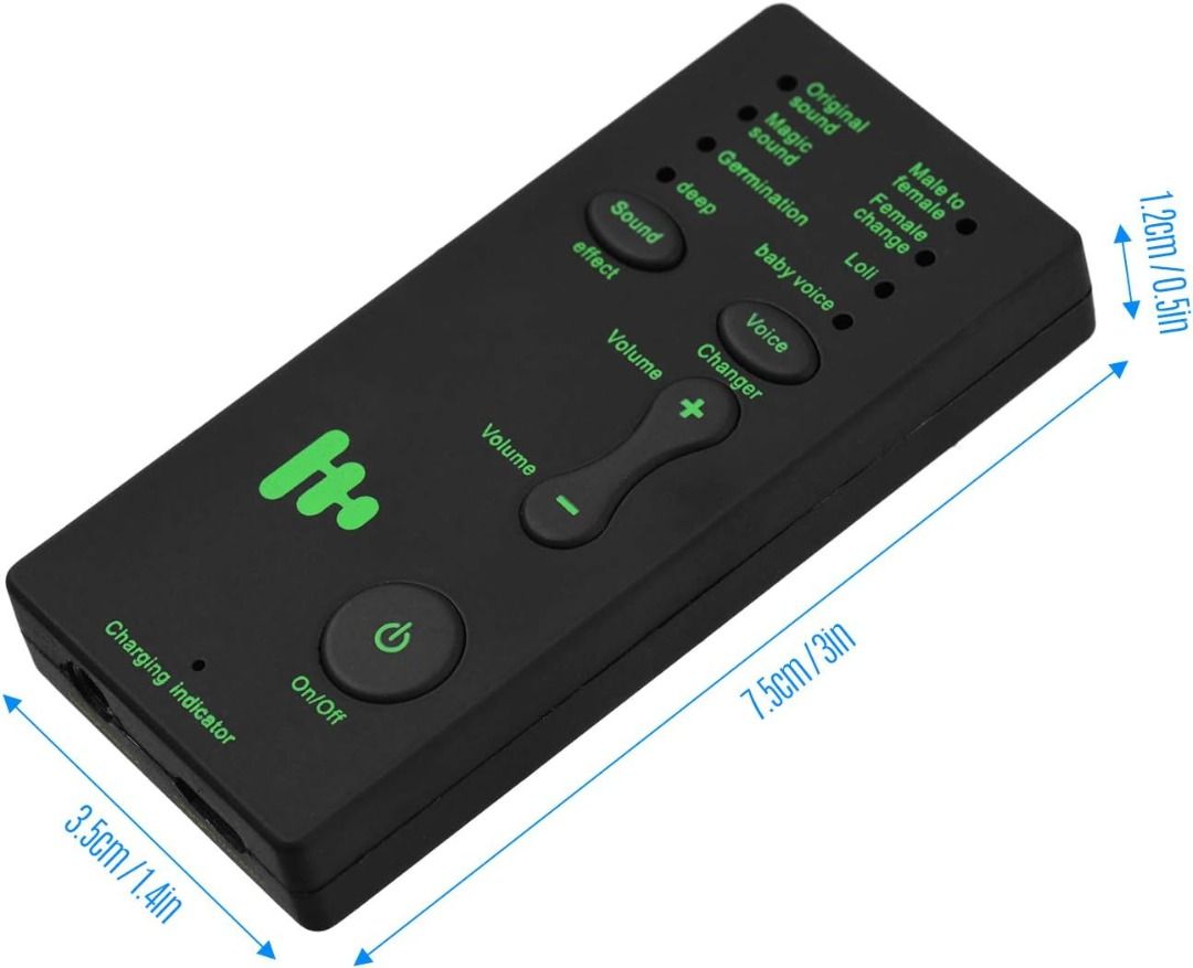 DISCOUNTED! M1 Mini Portable Sound Effects Machine Voice Changer Device ...