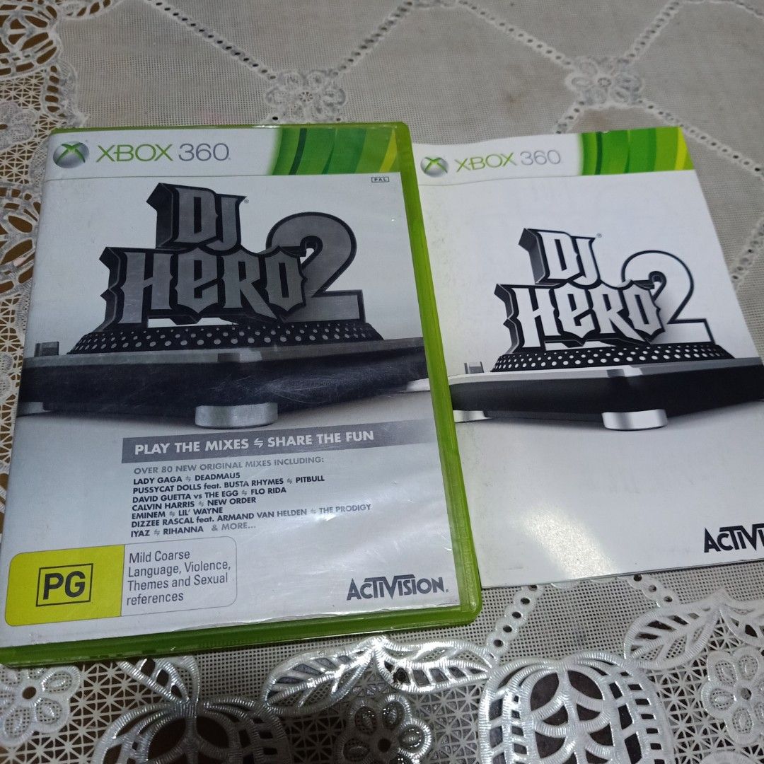 Dj hero 2 xbox 360, Video Gaming, Video Games, Xbox on Carousell