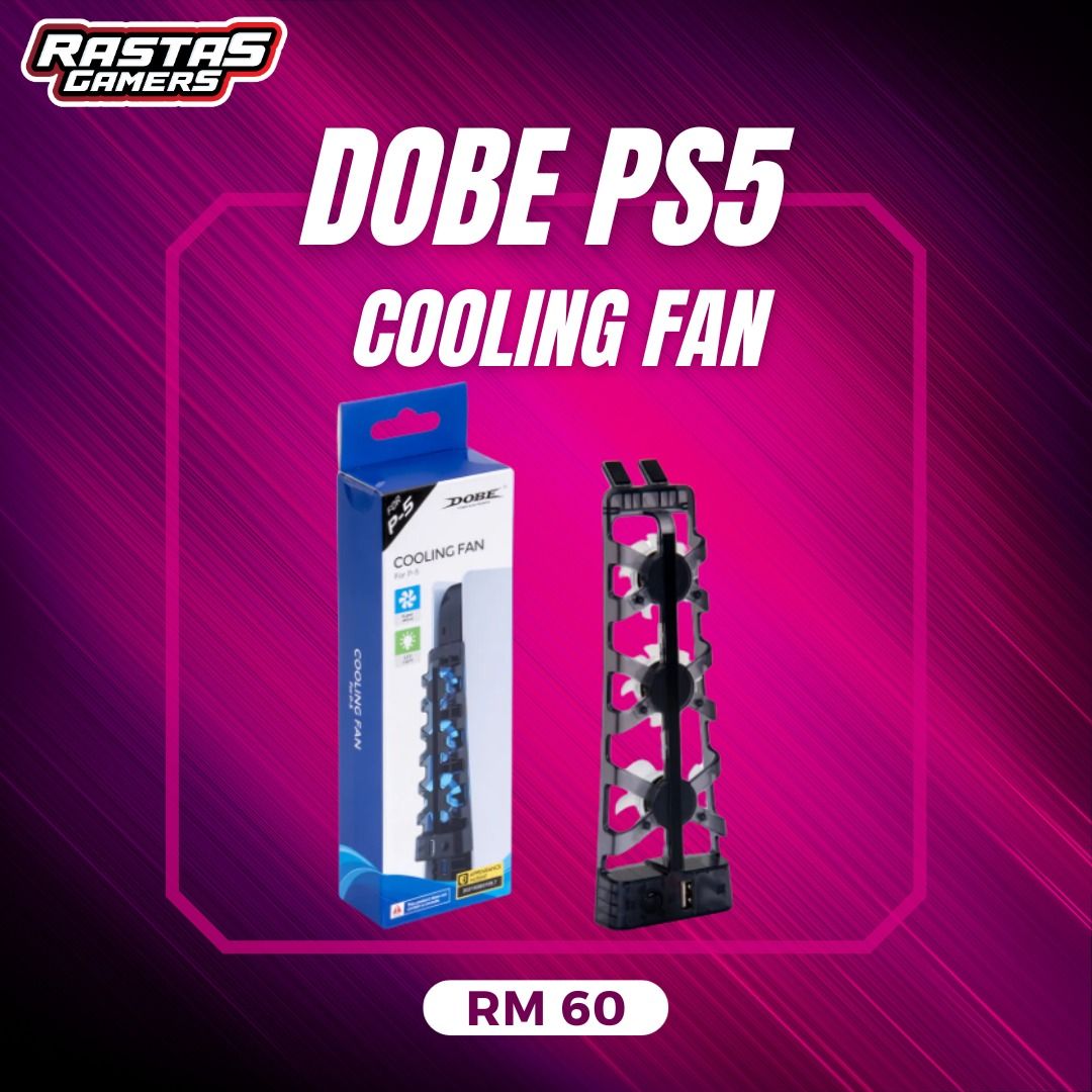 DOBE PS5 Cooling Fan, Video Gaming, Gaming Accessories, Cables ...