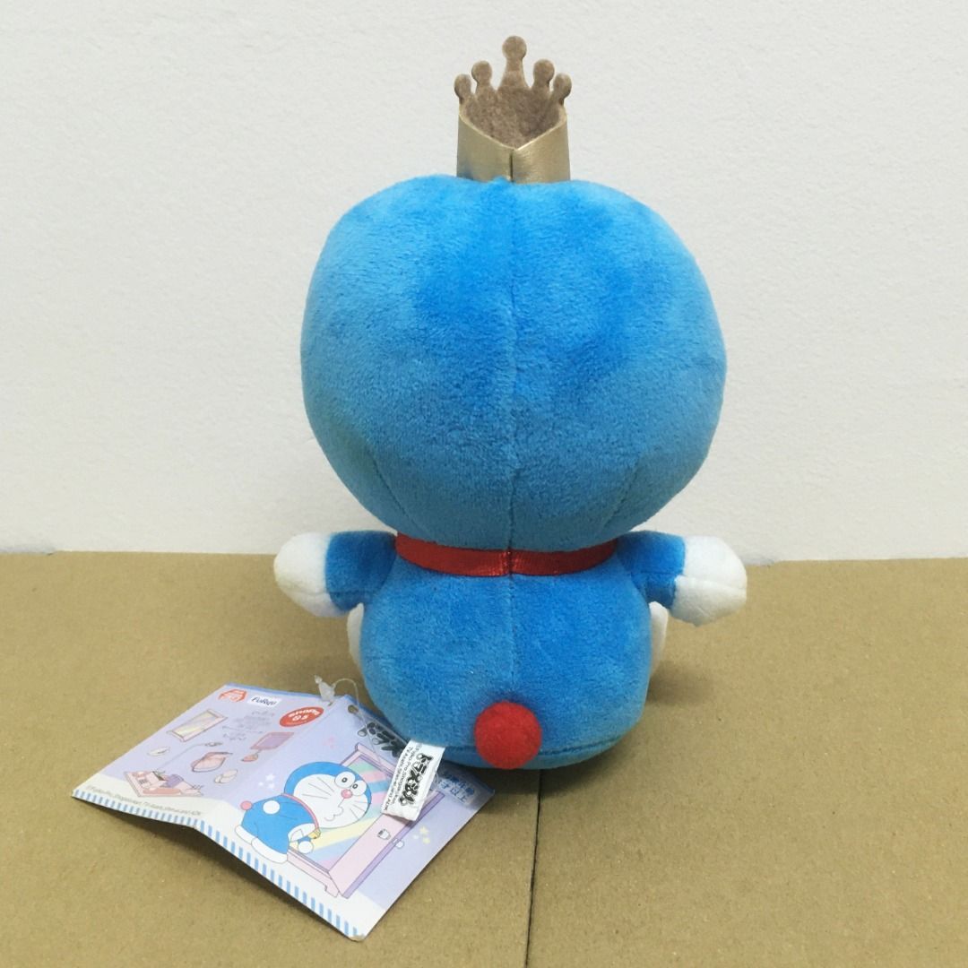 Doraemon with Crown Birthday Plush Toy by FuRyu Japan / 18cm, Hobbies ...