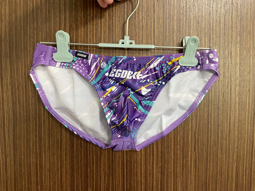 EGDE Frontier Super Low Rise Bikini Underwear, Purple (3417), Men's ...