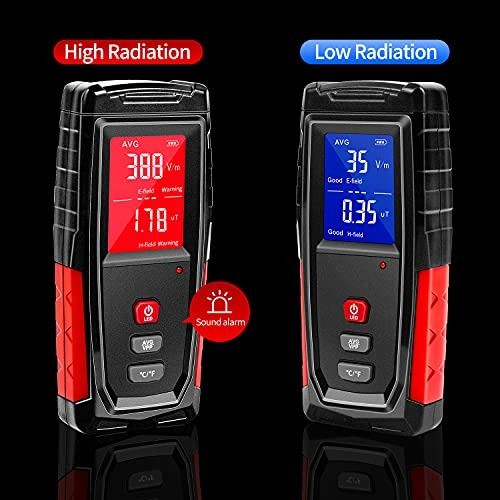EMF Tester, Electromagnetic Radiation Detector, Rechargeable Digital ...