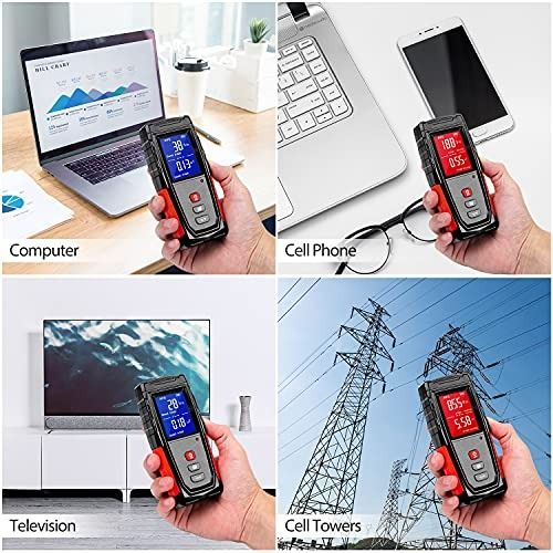 EMF Tester, Electromagnetic Radiation Detector, Rechargeable Digital ...
