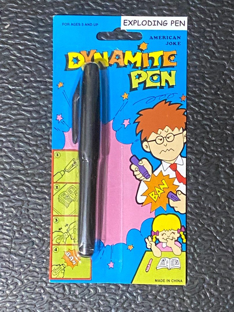 Exploding Pen Prank, Hobbies & Toys, Toys & Games on Carousell