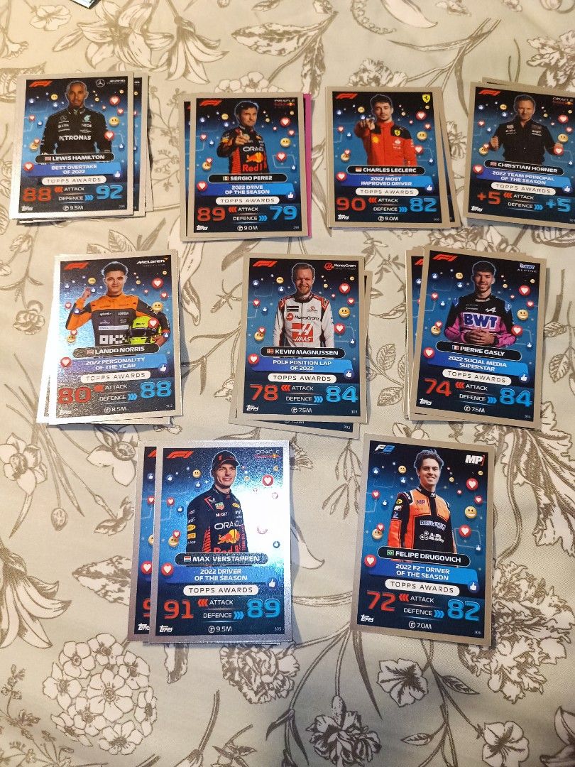 F1 Topps Turbo Attax 2023 - Topps Awards cards, Hobbies & Toys ...