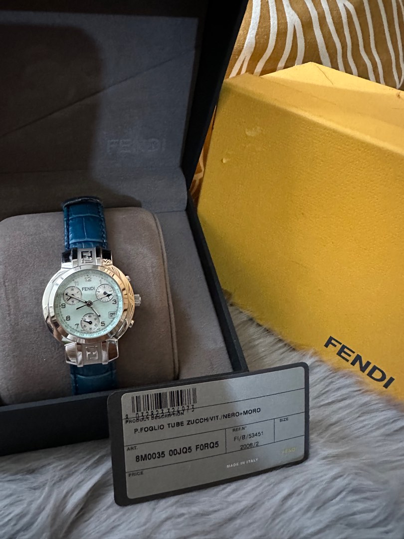 *Fendi Ladies Watch - Tiffany Blue face*, Luxury, Watches on Carousell