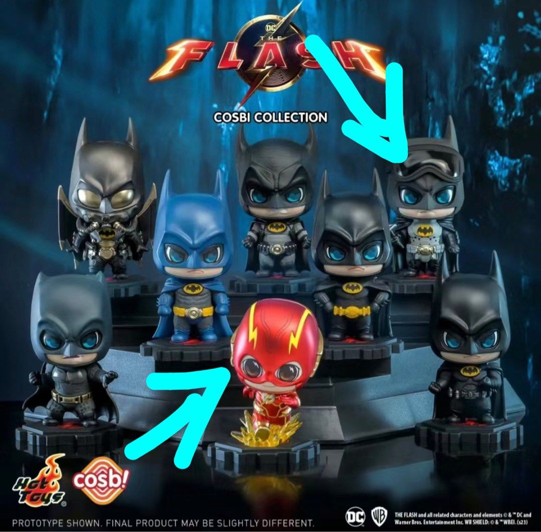 Flash Batman Cosbi collection HotToy, Hobbies & Toys, Toys & Games on ...