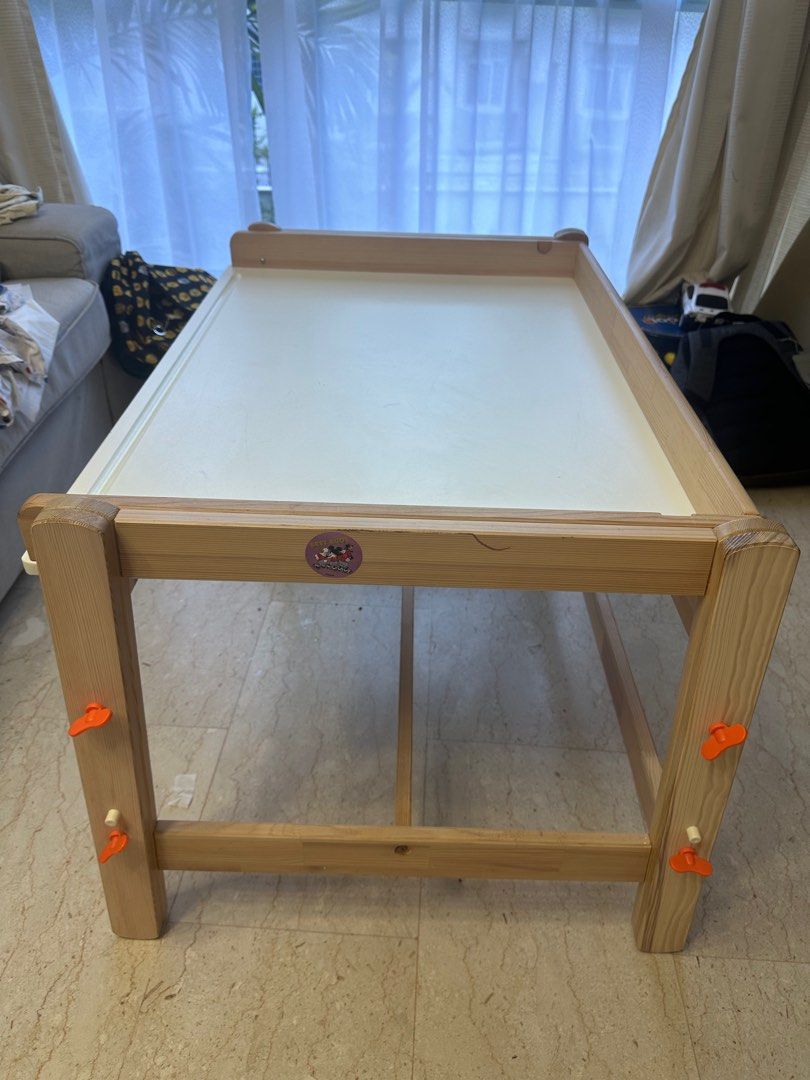 Flisat Ikea kids Study Table, Furniture & Home Living, Furniture ...