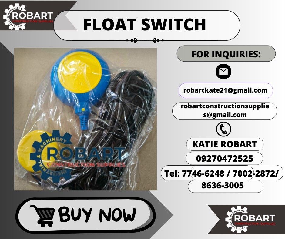 Float Switch, Commercial & Industrial, Construction Tools & Equipment on Carousell