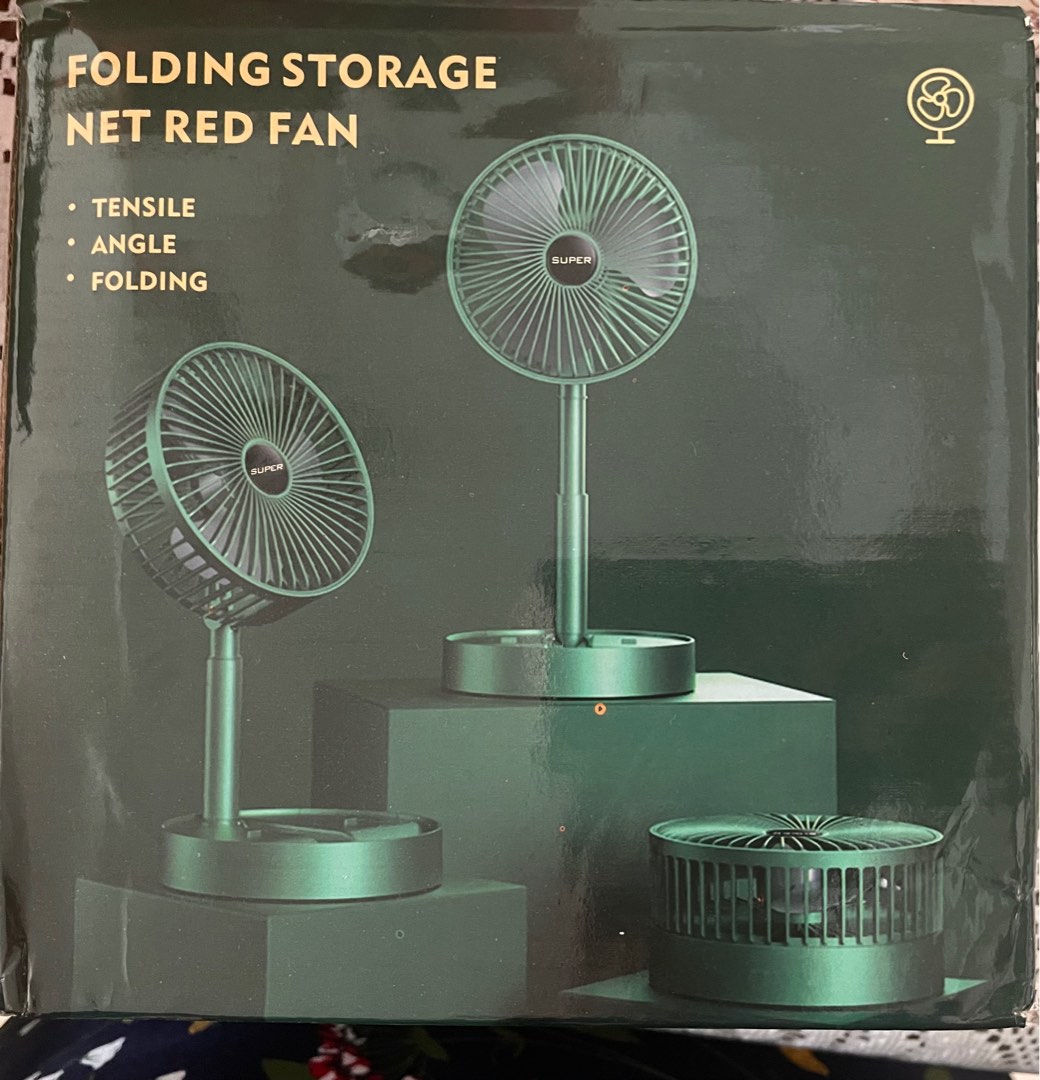 Folding Portable Fan, Furniture & Home Living, Lighting & Fans, Fans on ...