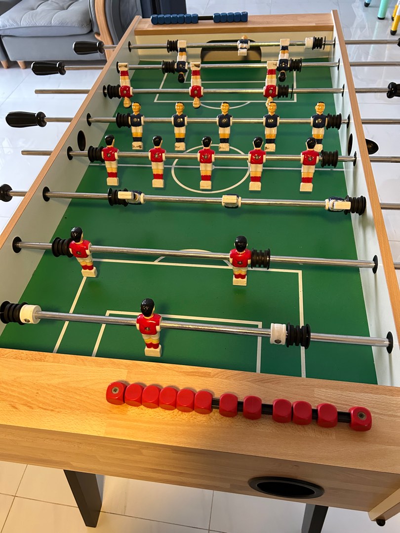 Foosball Table Garlando F-20 Maple wood, Furniture & Home Living ...