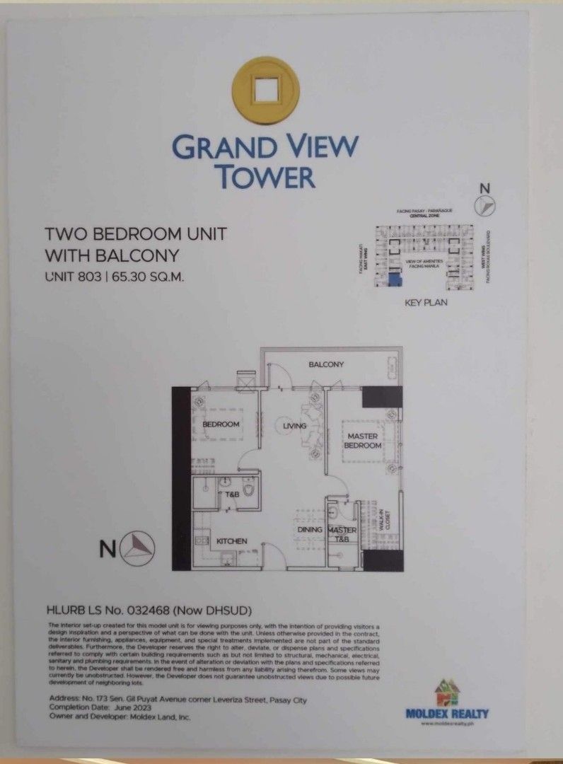 Grand View Tower 2 BR For Sale at Pasay City, Property, For Sale ...