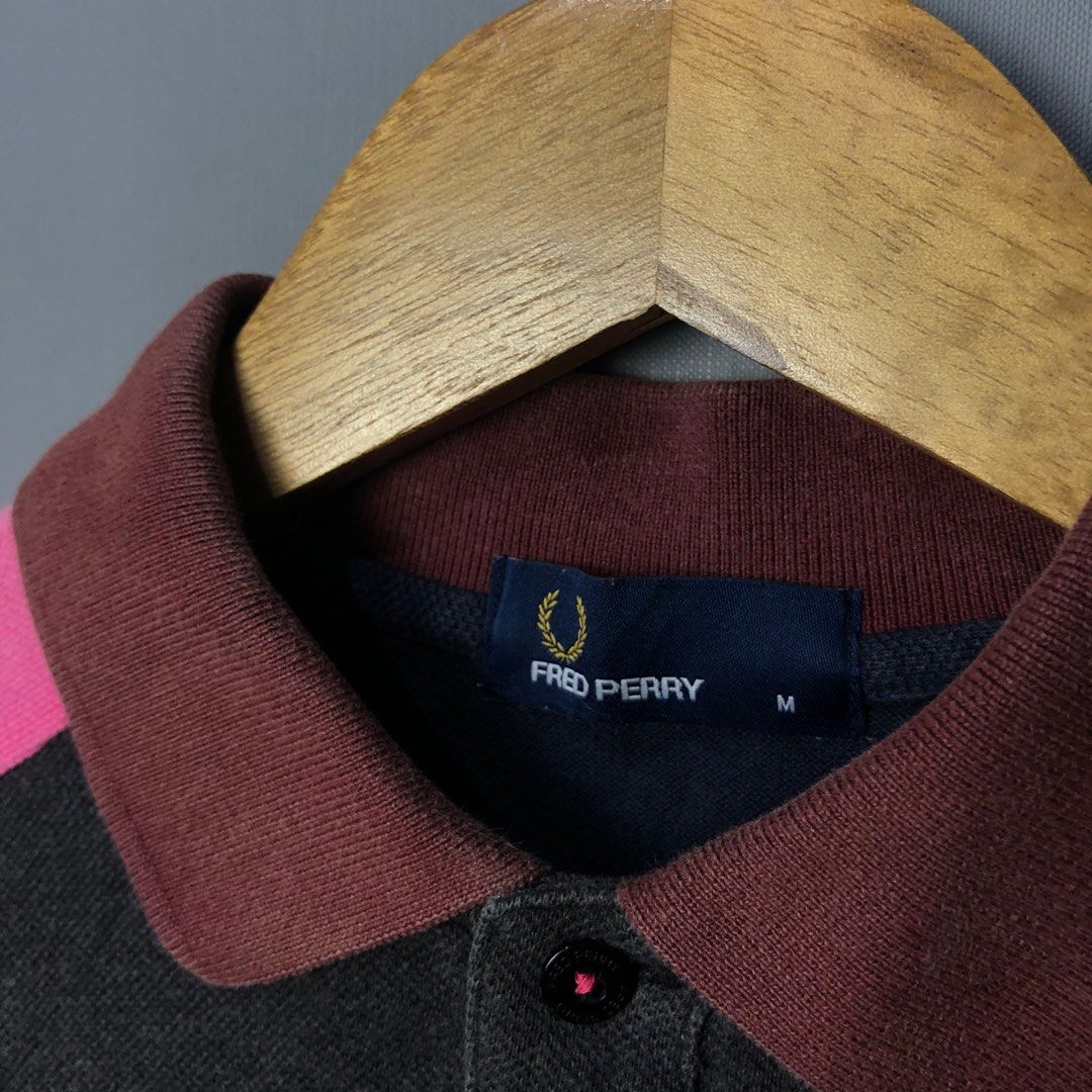 Fred Perry Tri Color Polo Shirt, Men's Fashion, Tops & Sets, Tshirts ...