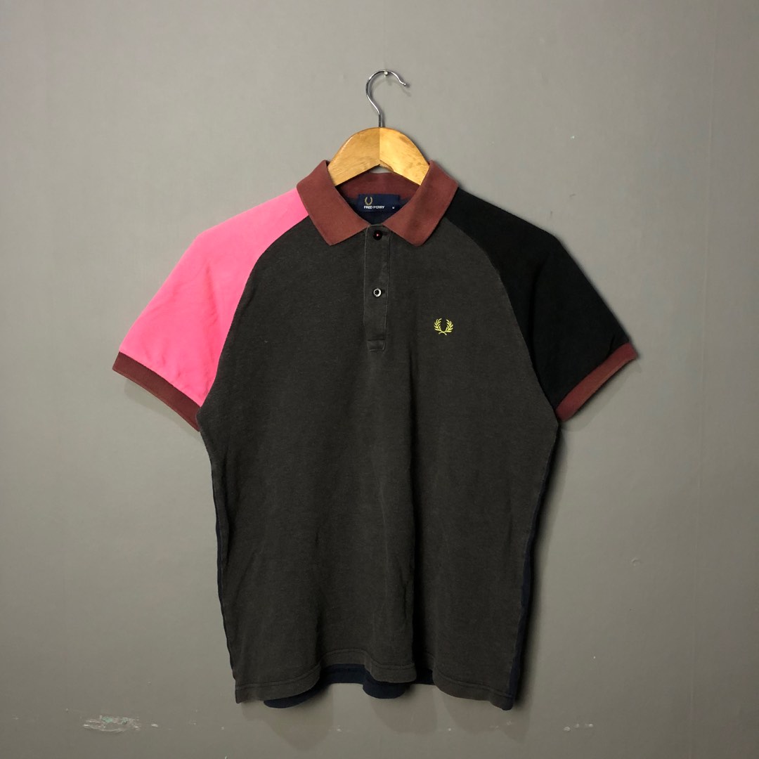 Fred Perry Tri Color Polo Shirt, Men's Fashion, Tops & Sets, Tshirts ...