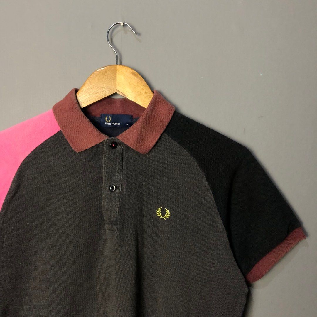 Fred Perry Tri Color Polo Shirt, Men's Fashion, Tops & Sets, Tshirts ...