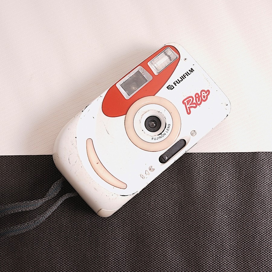 Fujifilm Rio Fuji Film Camera Pocket Analog Film 35mm Lenses Original Authentic 100% Kamera ...