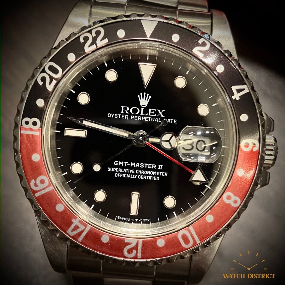 FULL SET 1992 Rolex GMT Master II “Coke” 16710, Luxury, Watches on ...