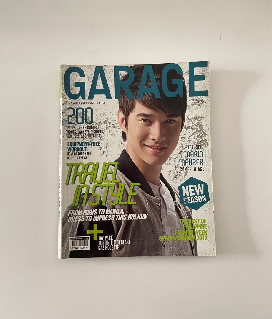Garage Magazine Mario Maurer Issue, Hobbies & Toys, Books & Magazines ...