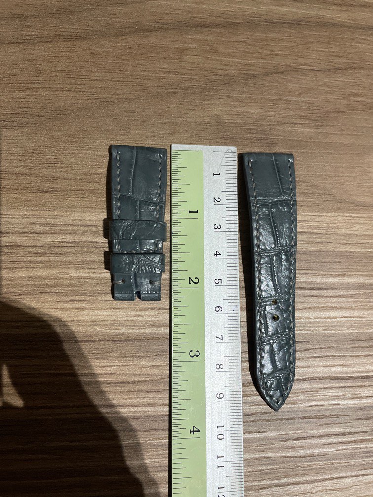 Genuine Croc Skin strap for Rolex, Luxury, Watches on Carousell
