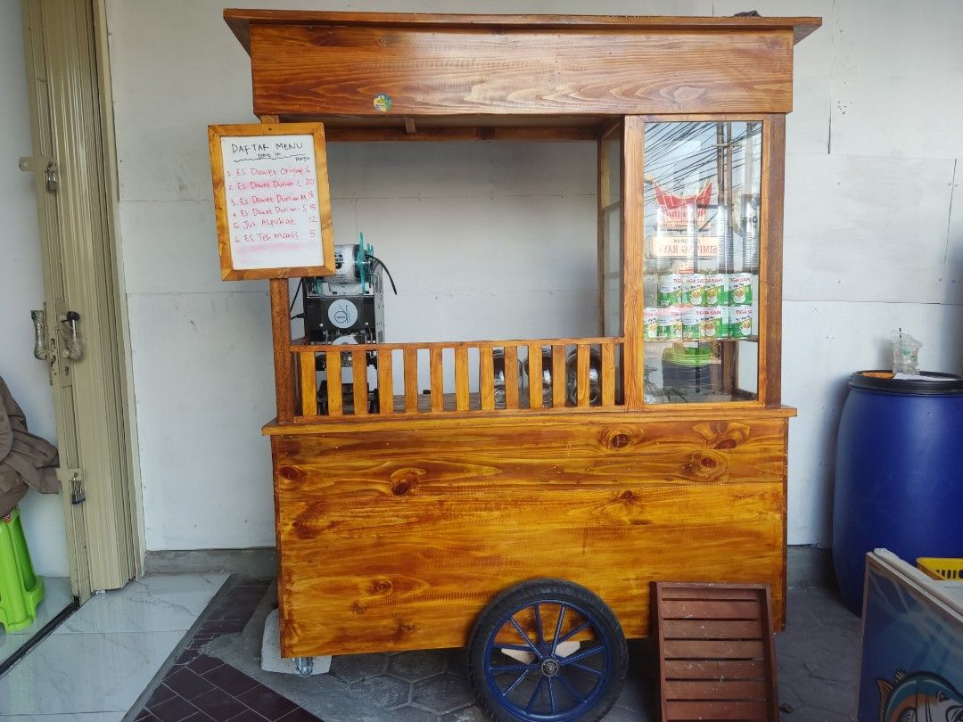 Gerobak + roda masih baru dipakai 7 hari, Perabotan Rumah di Carousell