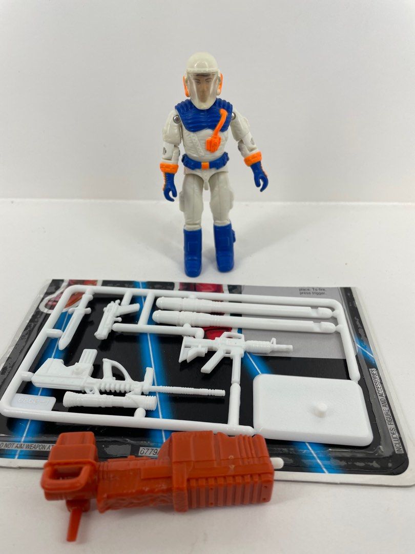 G.I. Joe Battle Corps Snow Storm High-Tech Snow Trooper Figure vintage ...