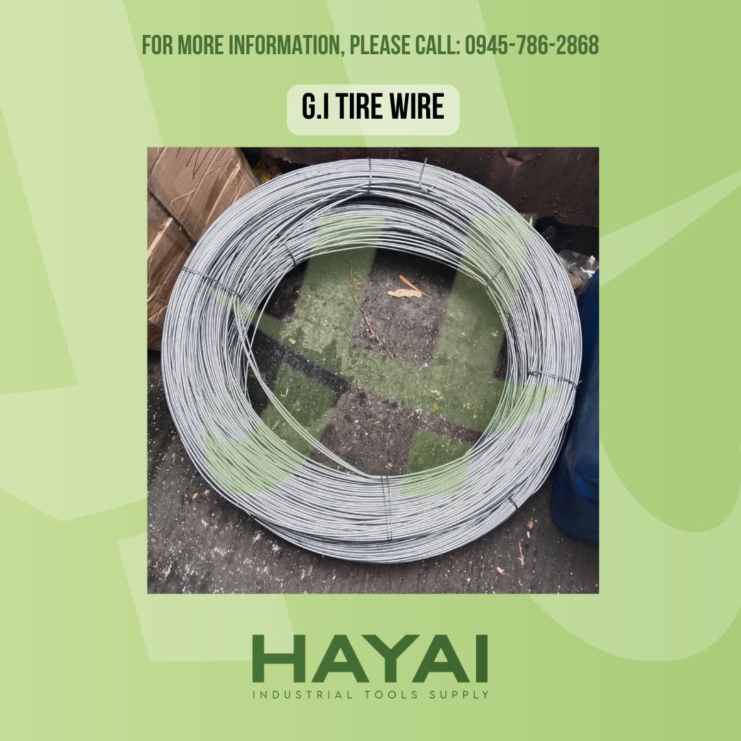 G.I Tire Wire, Commercial & Industrial, Industrial Equipment on Carousell