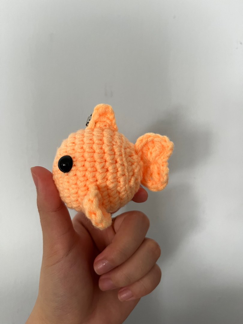 goldfish handmade crochet, Hobbies & Toys, Stationery & Craft, Handmade ...