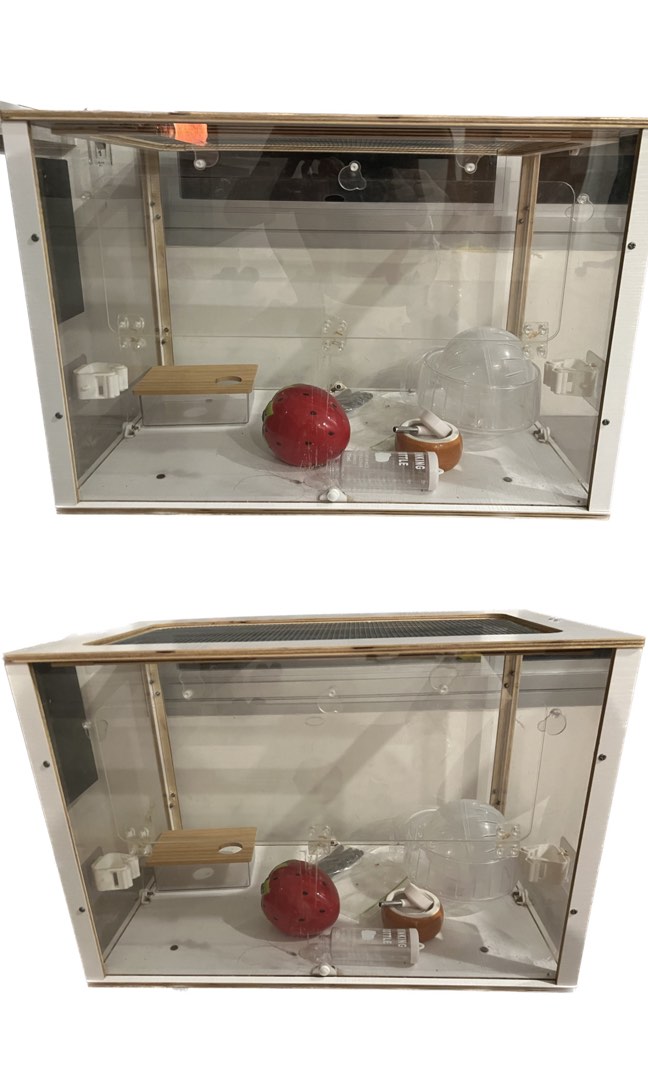 Hamster Acrylic Cage, Pet Supplies, Homes & Other Pet Accessories on ...