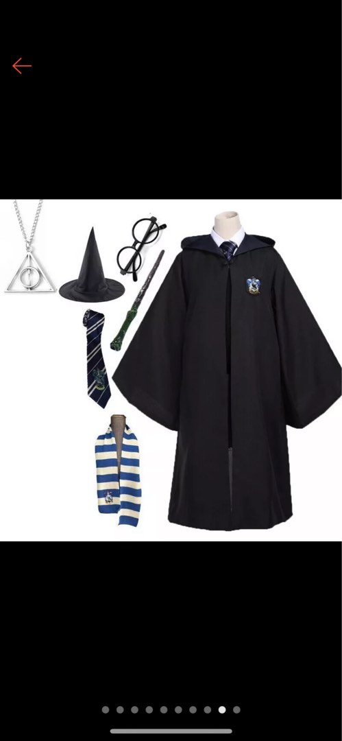 Harry Potter hufflepuff cloak costume, Women's Fashion, Dresses & Sets ...