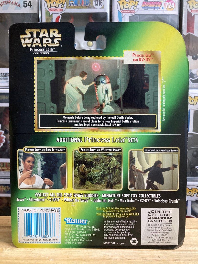 Hasbro Star Wars Princess Leia Collection Princess Leia & R2-D2 Figures ...