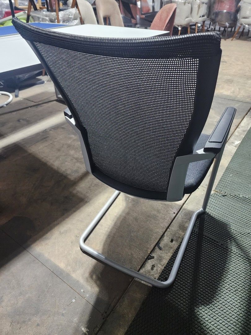 Haworth X99 Office Mesh Side Guest Reception Chair, Furniture & Home ...