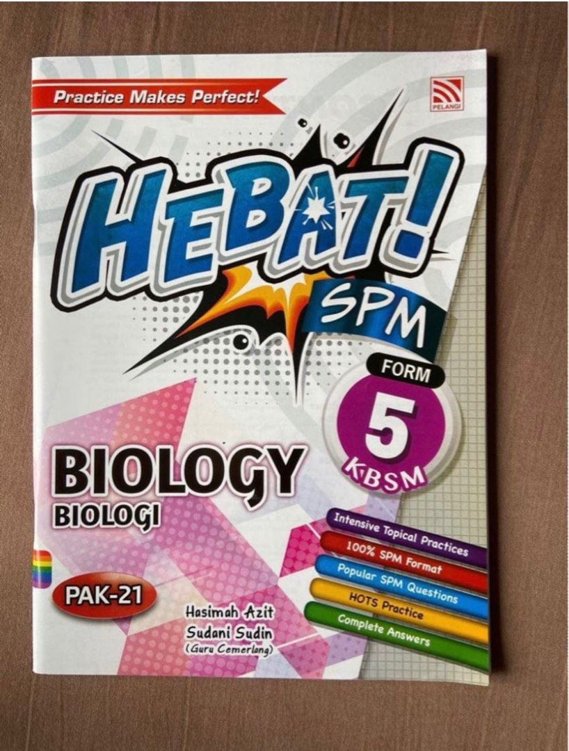 HEBAT Biology Form 5 By Pelangi Books Spm exercise book, Hobbies & Toys ...