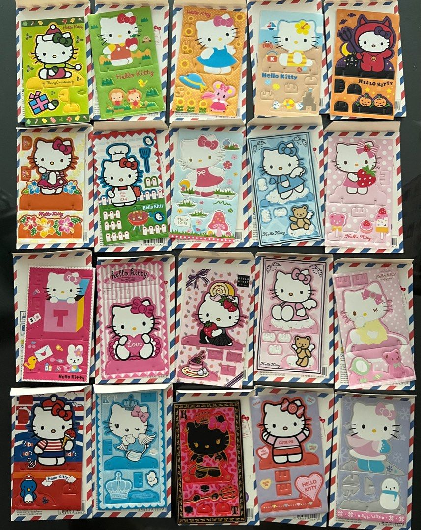 Hello Kitty greeting cards collection, Hobbies & Toys, Memorabilia ...