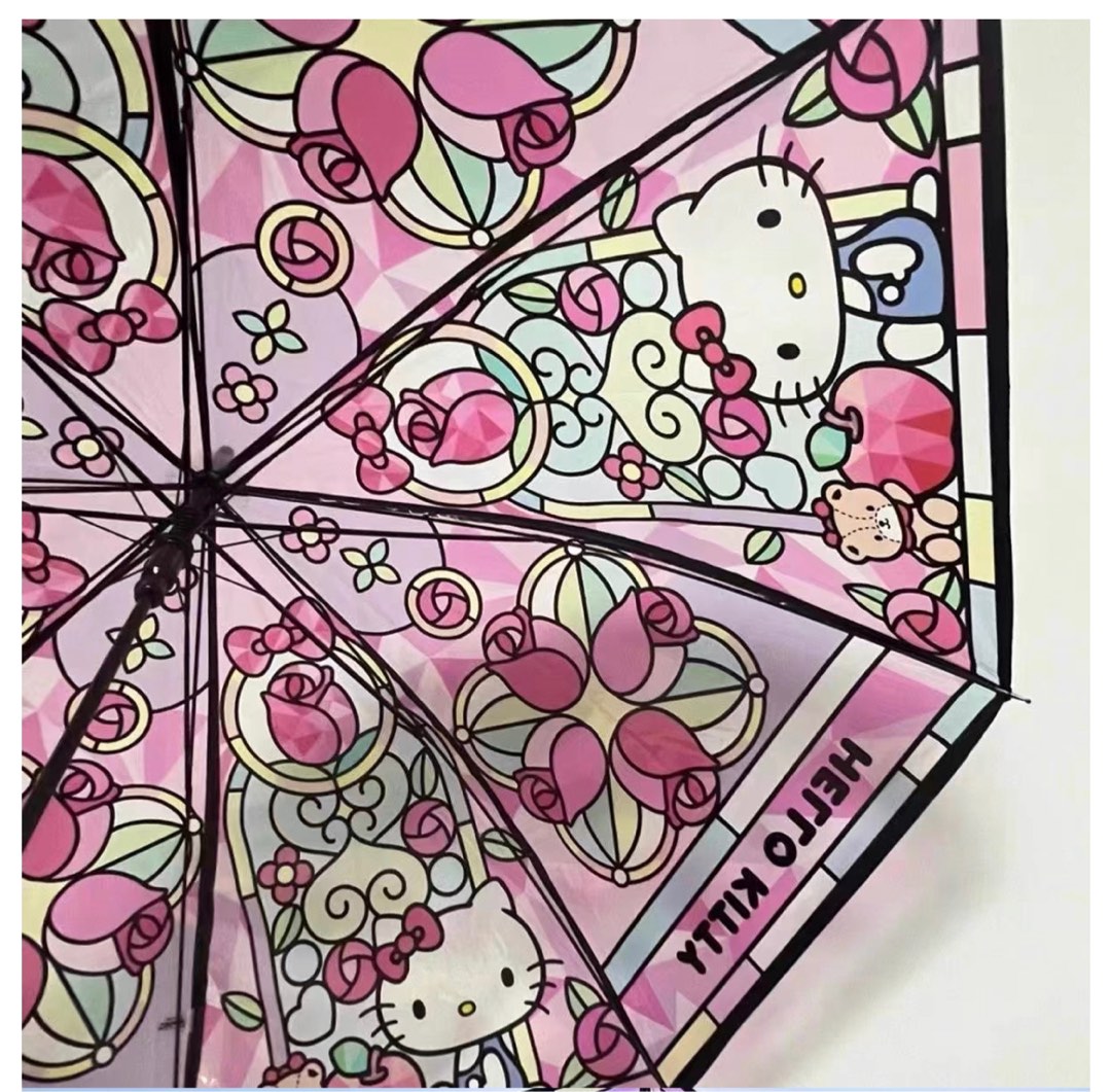Hello Kitty Umbrella, Hobbies & Toys, Travel, Umbrellas on Carousell